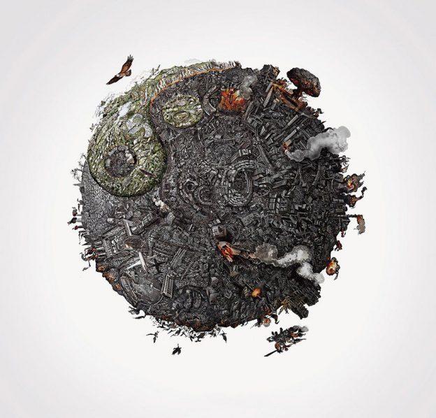 These Incredibly Detailed Drawings Show The Harm We've Done To Mother ...